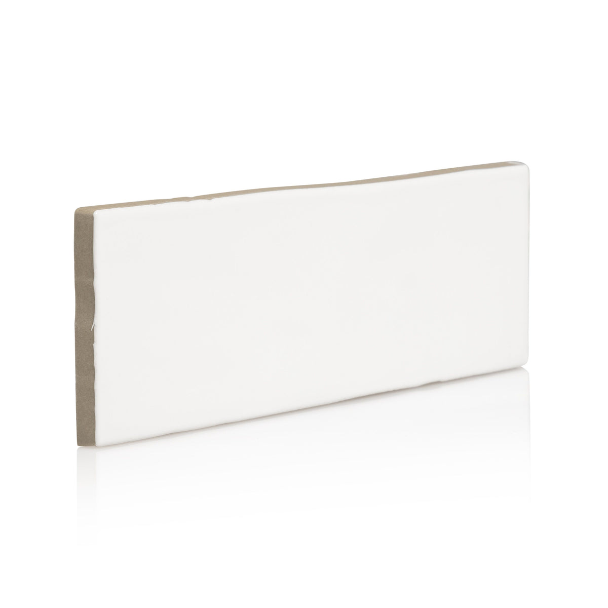 2.5x8 Tribeca White Gloss porcelain tile | Industry Tile