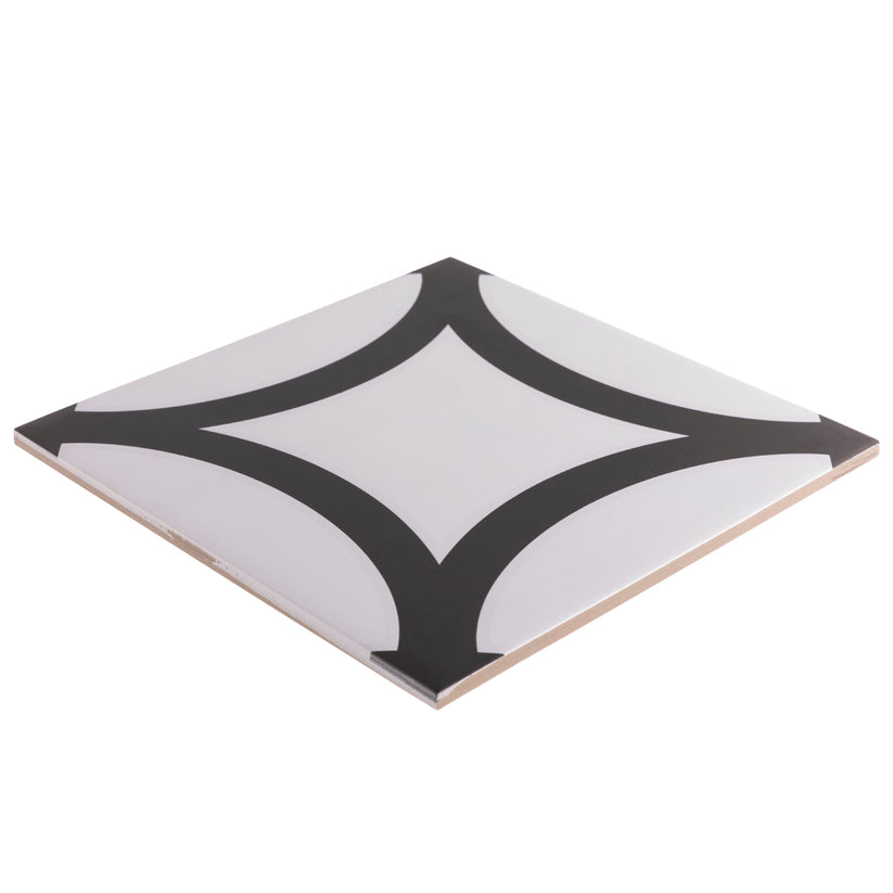 8x8 Art Decor District porcelain tile – Industry Tile